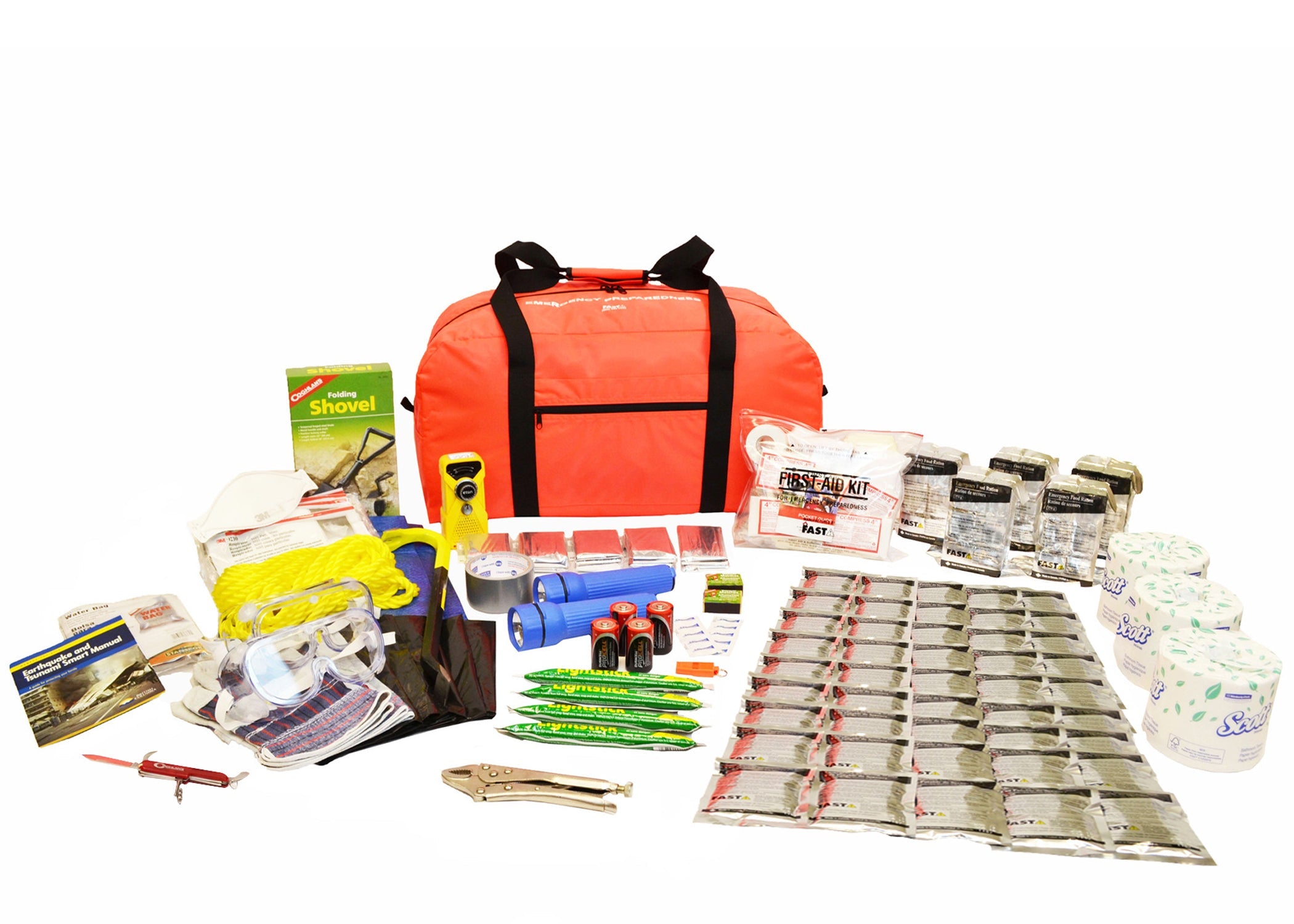 Grab-and-Go Emergency Kits for Home, Small Office & Personal Use – F.A ...