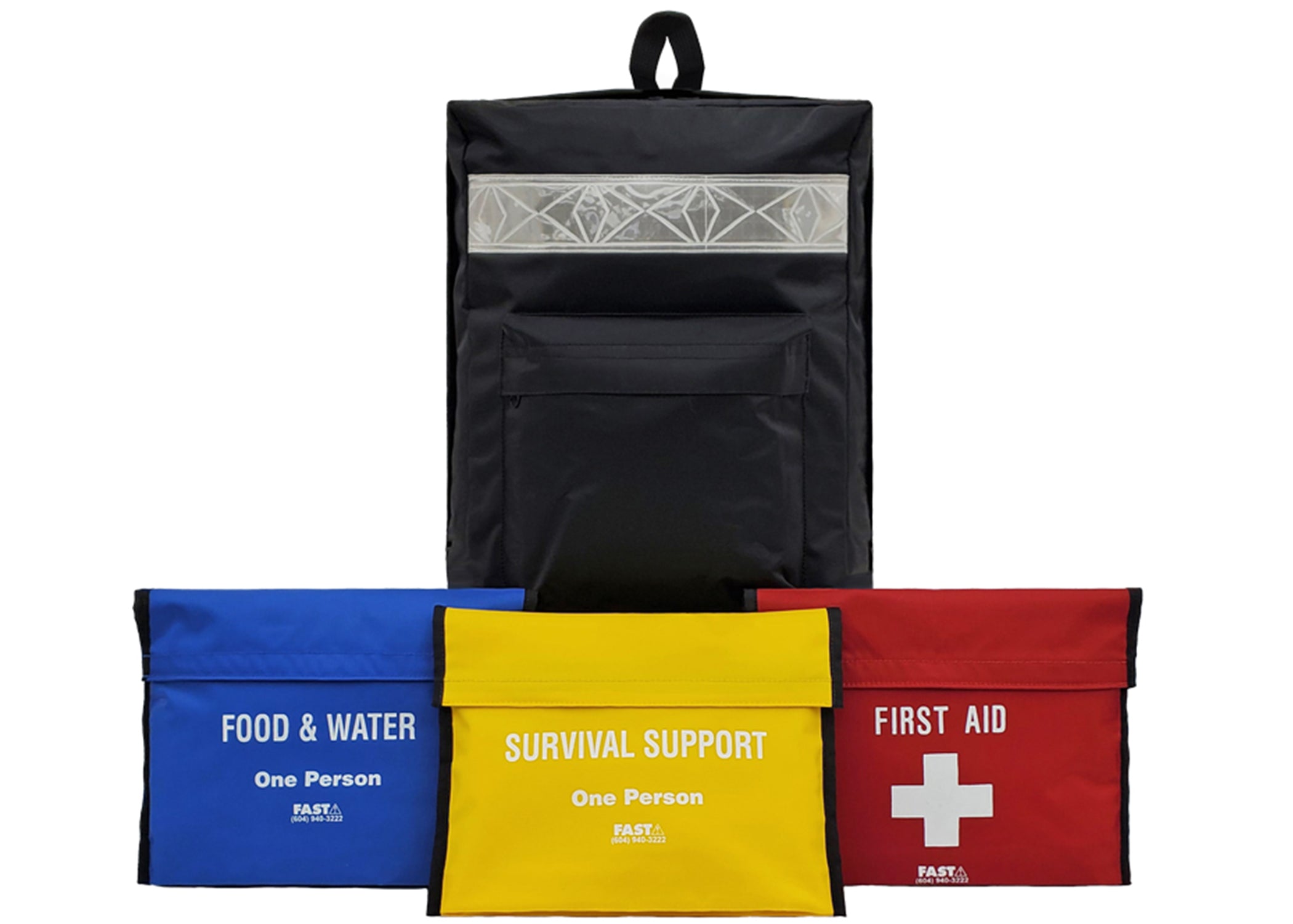 Emergency Backpack - Survival & First Aid (EKIT1060) for 72 hours – F.A ...