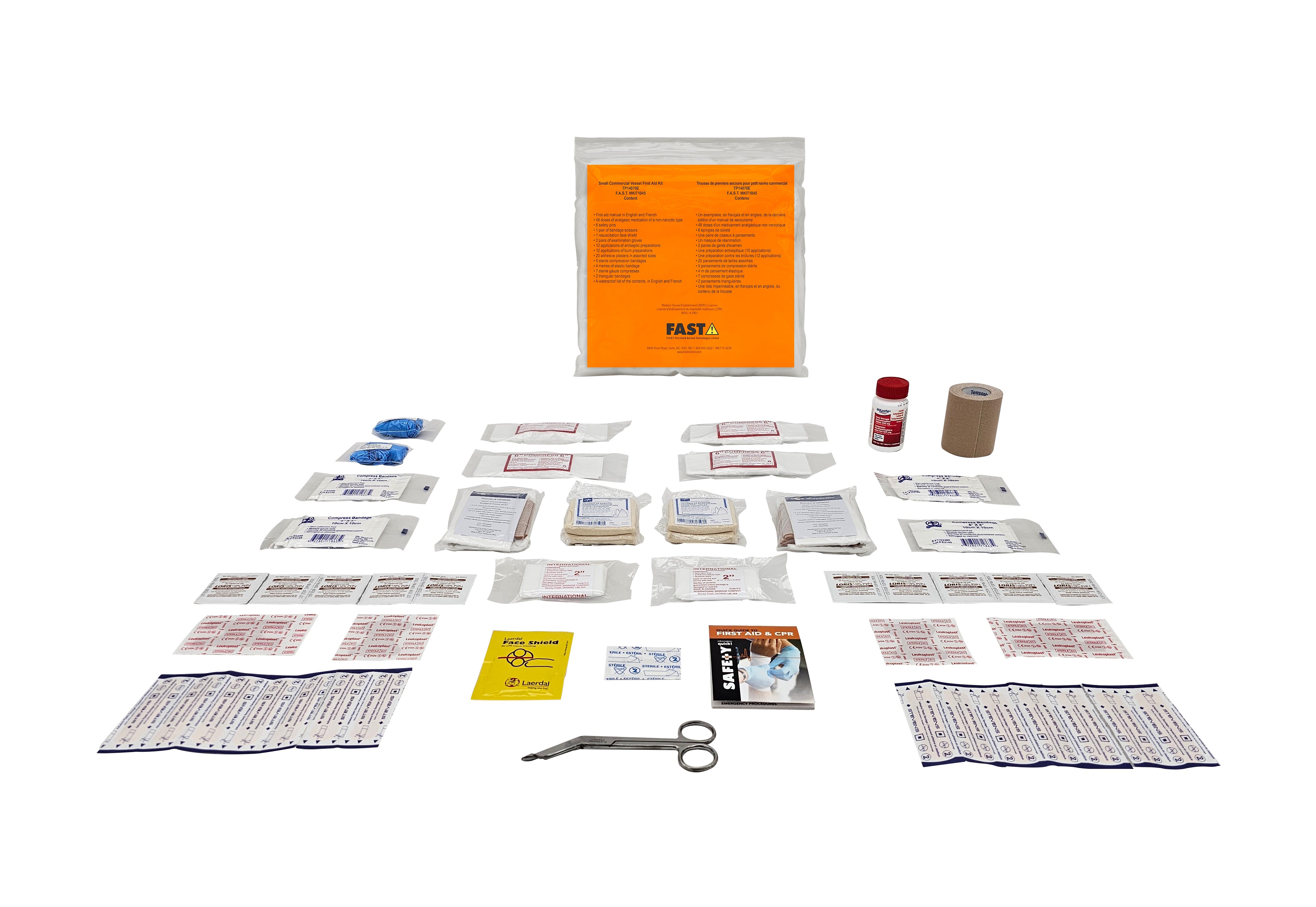 Small Commercial Vessel First Aid Kit (MKIT1045) TP14070E – F.A.S.T ...